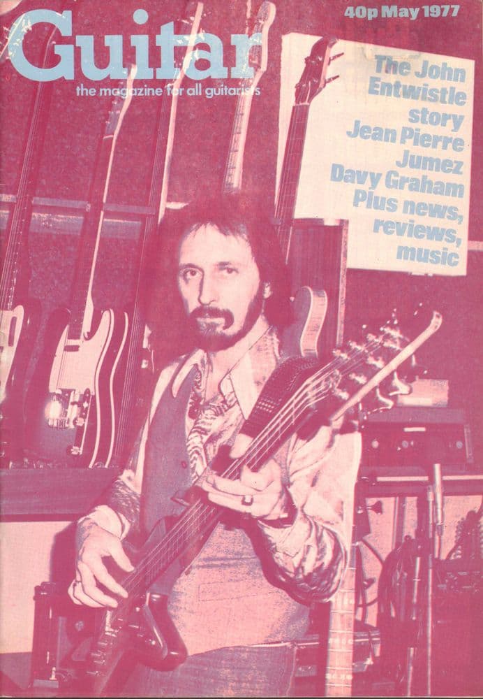 Guitar Magazine Vol 5 No 10 May 1977 John Entwistle Davy Graham Jean ...