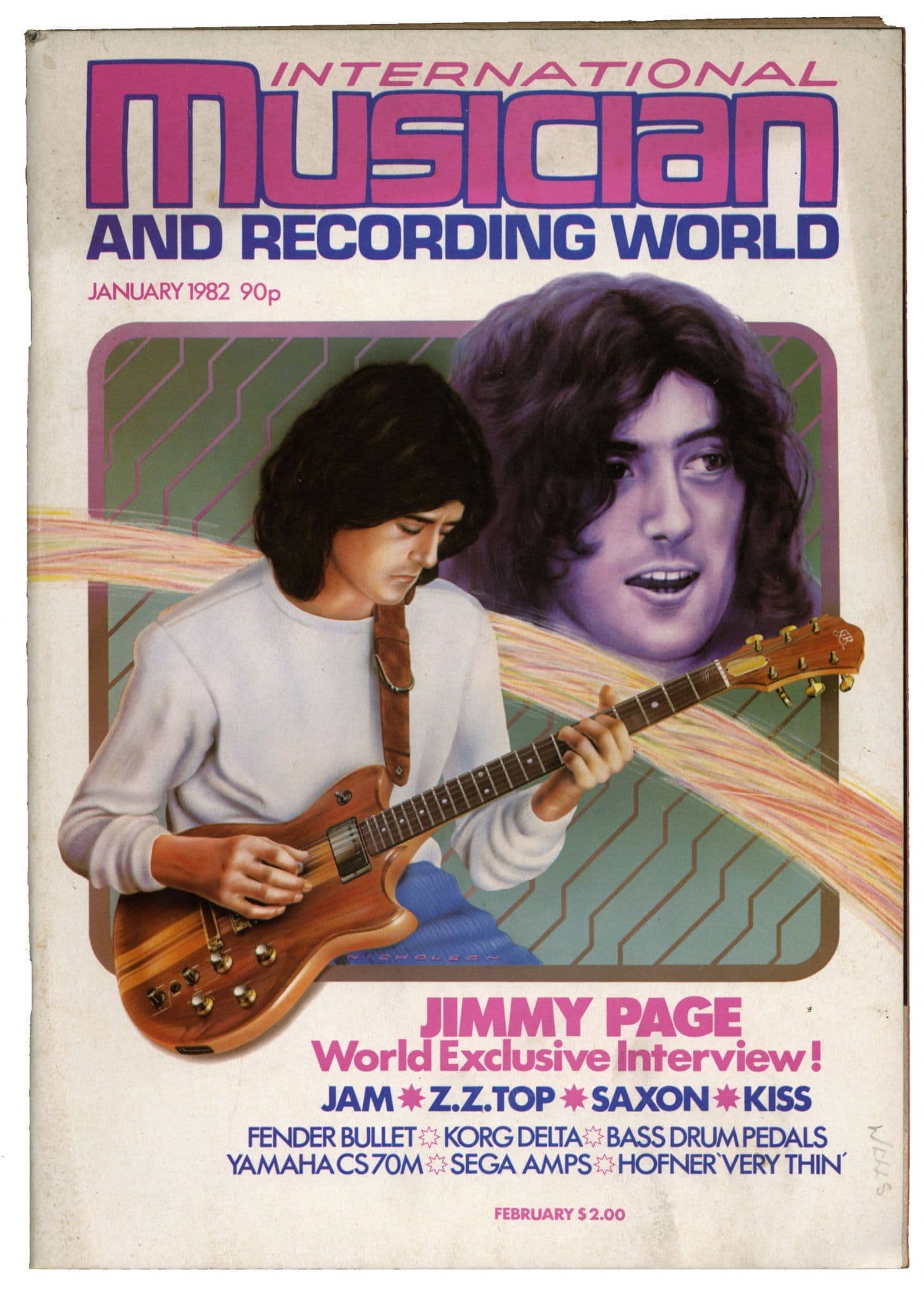International Musician & Recording World Magazine January 1982 Jimmy ...