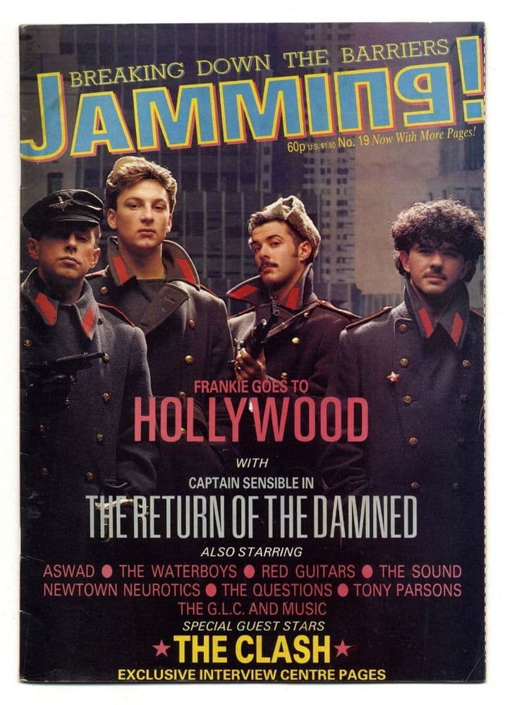 Jamming Magazine No 19 January 1985 Clash Damned Newtown Neurotics ...
