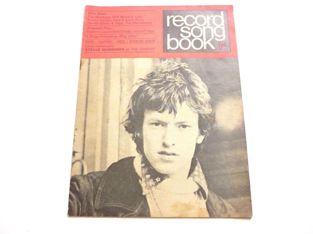 Record Song Book Magazine 1-8-1967 Steve Winwood on Cover Georgie Fame ...
