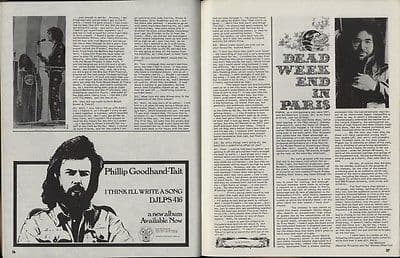 Zigzag Magazine No 22 October 1971 Link Wray Mott the Hoople Alice ...