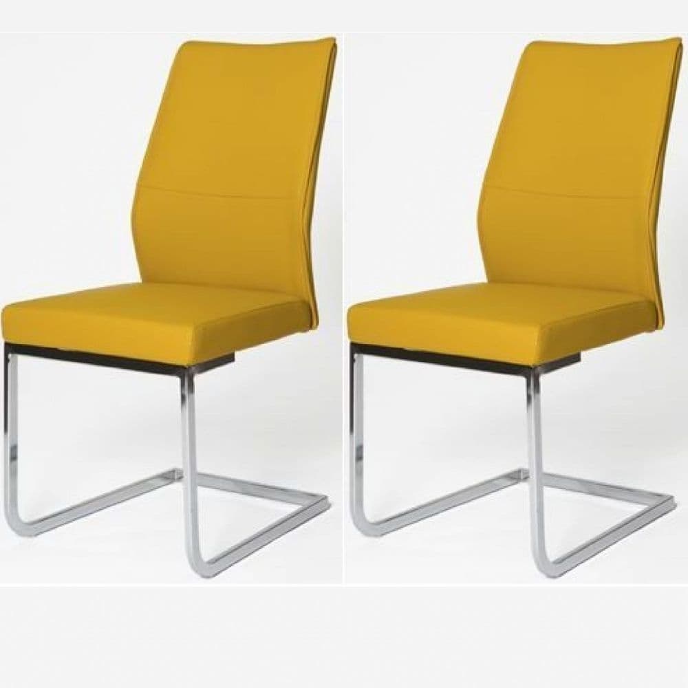Home Essential AES Chairs Mustard Pair