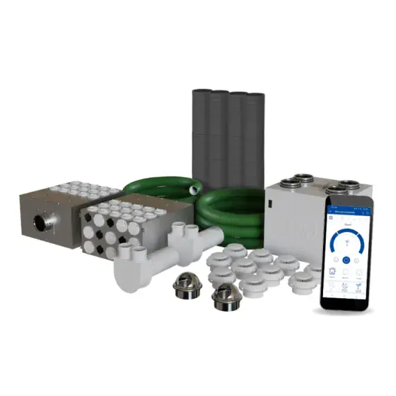 Blauberg Low Noise MVHR Heat Recovery Ventillation Kit SB-550-HK5