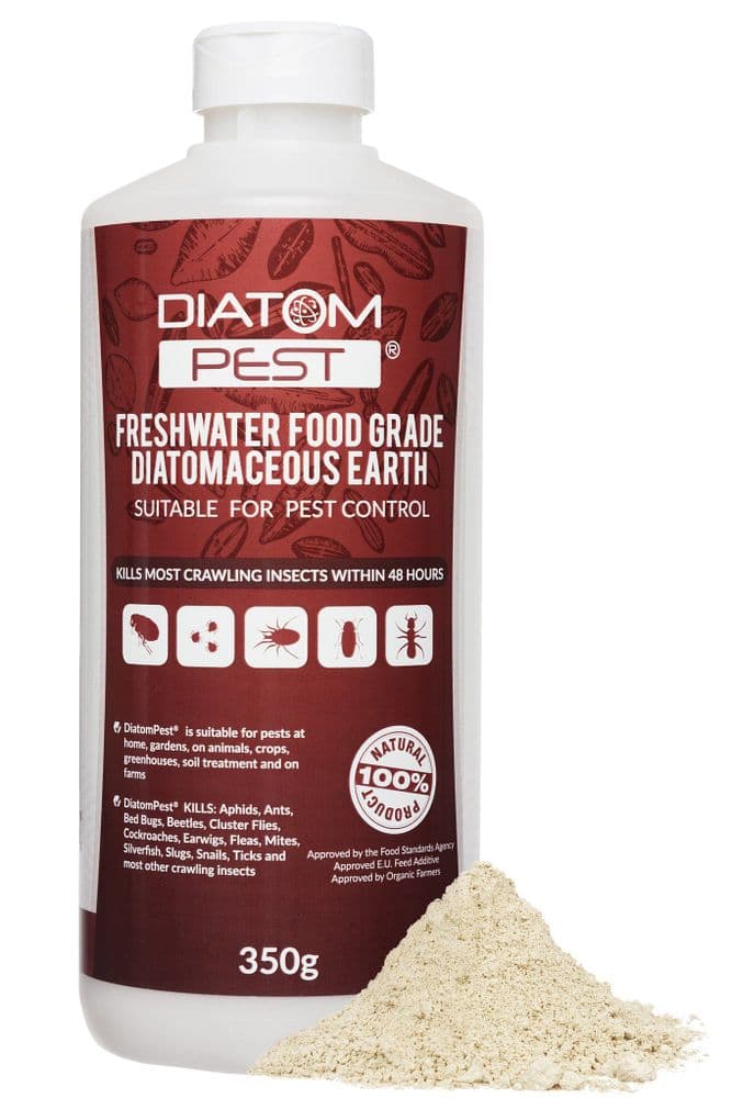Diatompest Diatomaceous Earth Organic insect killing Powder (450g)