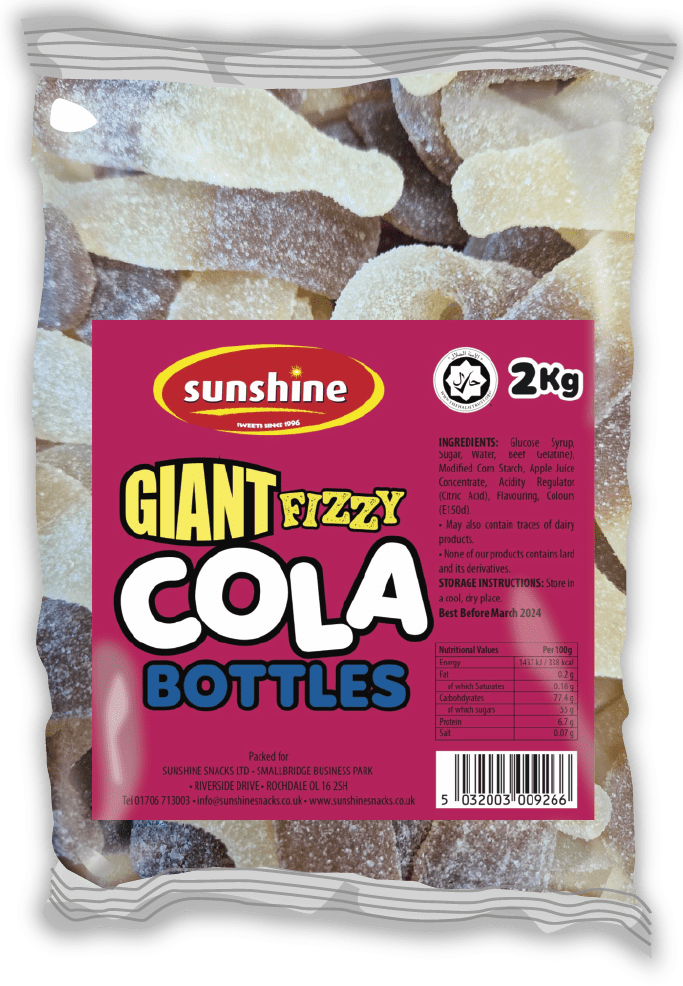 Giant Fizzy Cola Bottles 2kg
