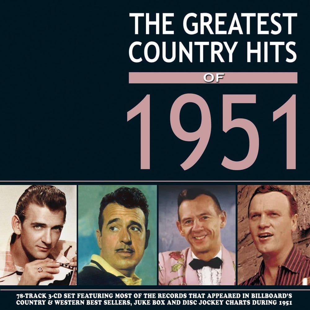 Various Artists - The Greatest Country Hits Of 1951 3CD