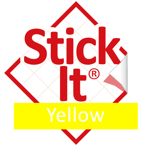Stick-It Yellow - Neon Fluorescent Self-Adhesive Lampshade Material 120cm