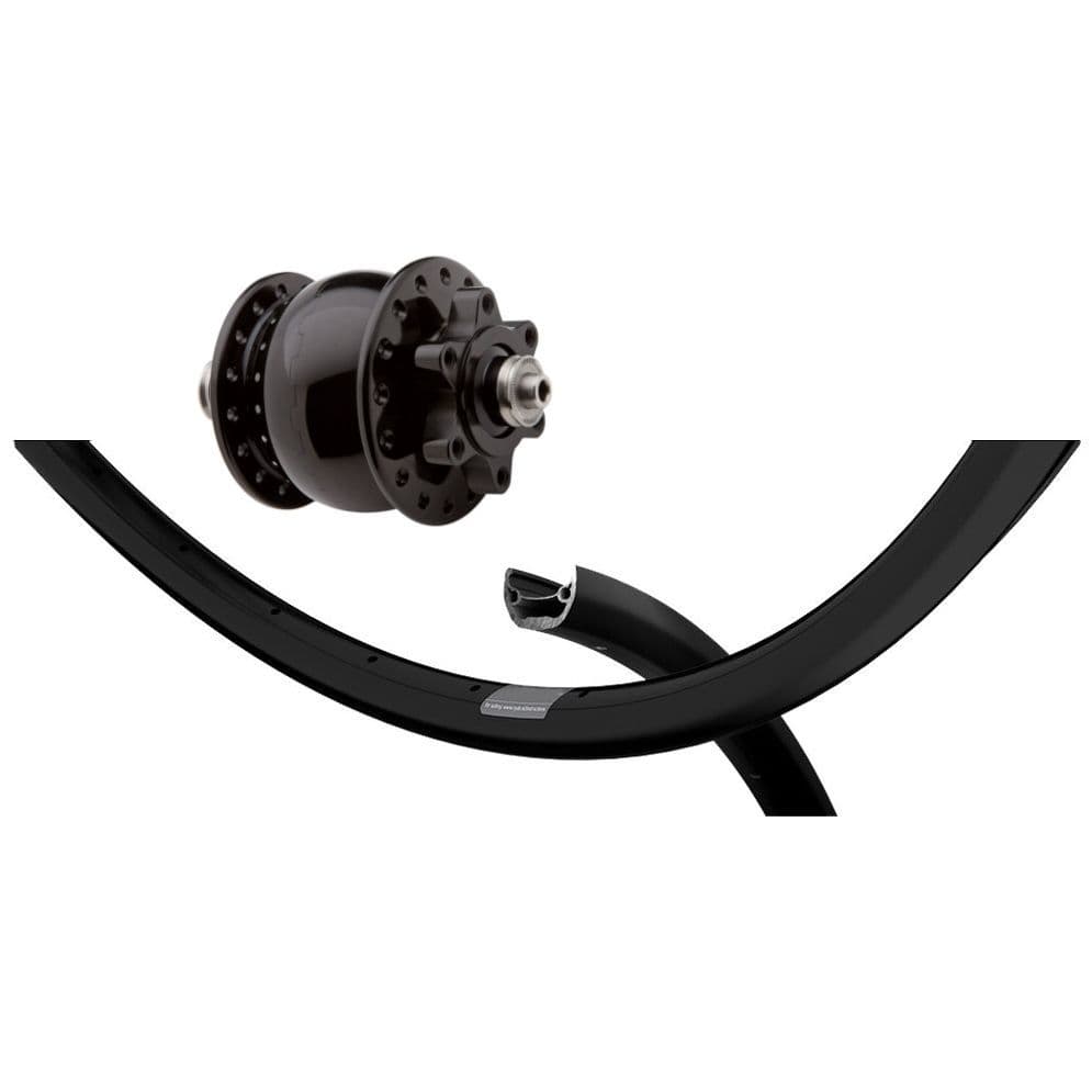 Handbuilt Wheel SON 28 Disc Dynamo Hub 6-Bolt 9 x 100/Ryde Andra 40 ...