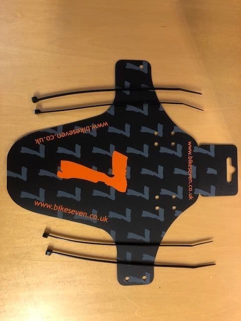 Bikeseven CleanFace Mudguard - with zipties BoGoF