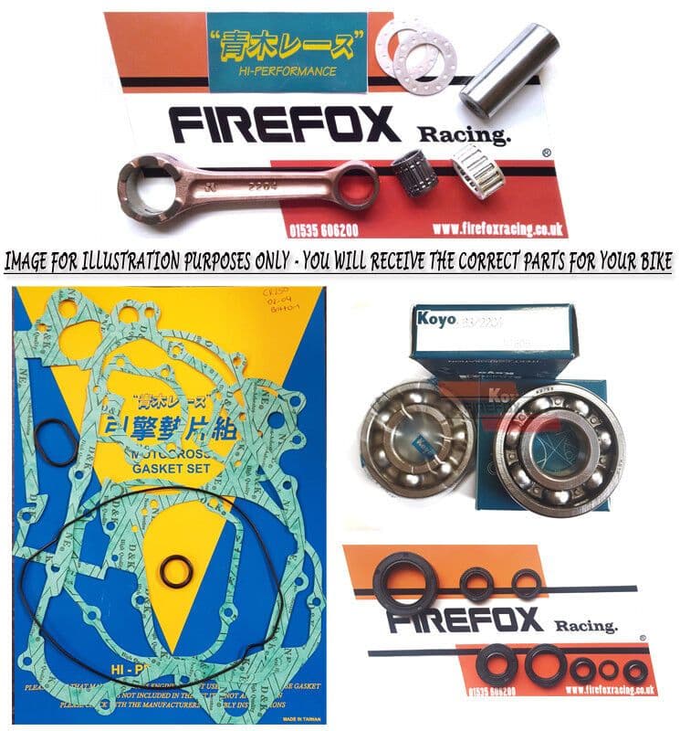 Honda CRF250 2008 2009 Mitaka Bottom End Rebuild Kit Rod Gaskets ...