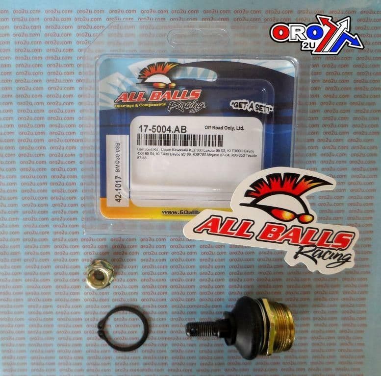Kawasaki KLF 300C Bayou 4x4 1989 - 2005 ALL BALLS A-Arm Upper Ball ...