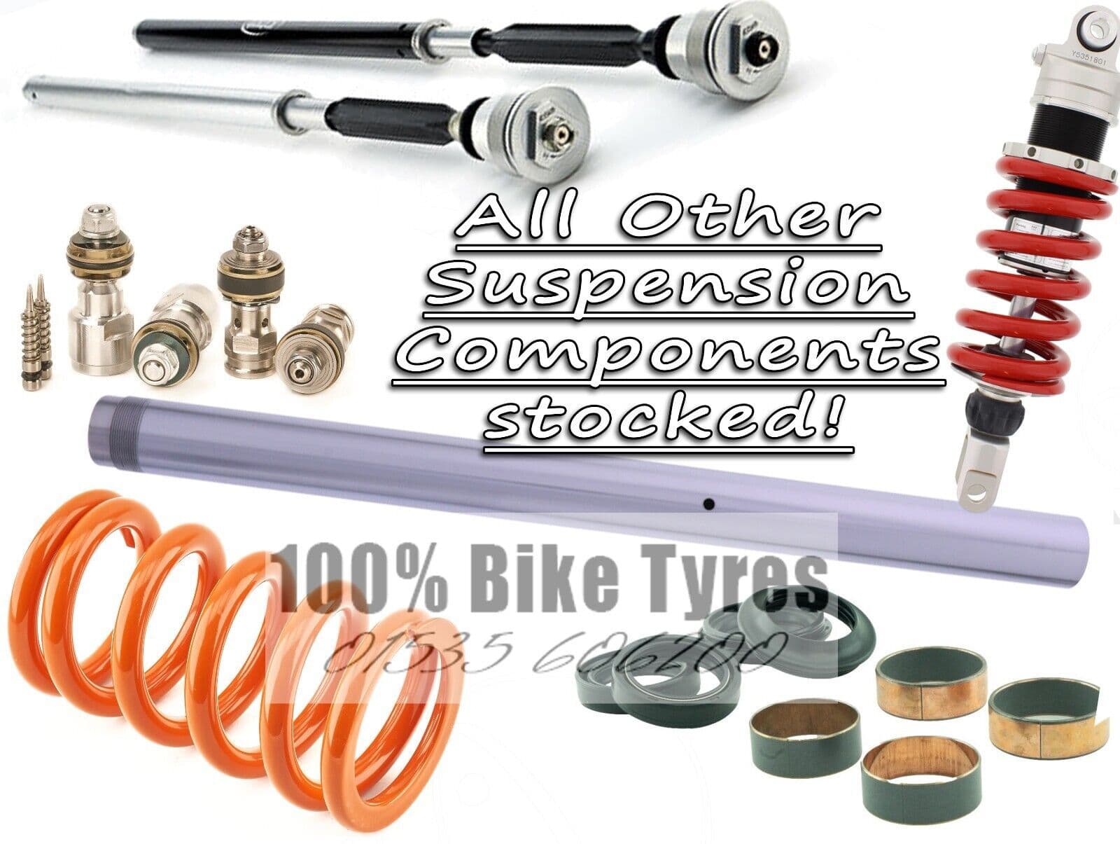 KTM RC390 RC 390 Cup 2014 - 2025 K-Tech Linear Fork Springs 29x220mm - 8 5N/m