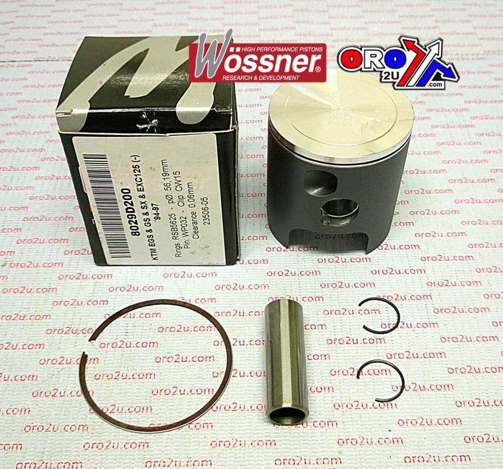KTM125 EXC SX EGS 1994 - 2000 Wossner Racing Piston Kit CLEARANCE