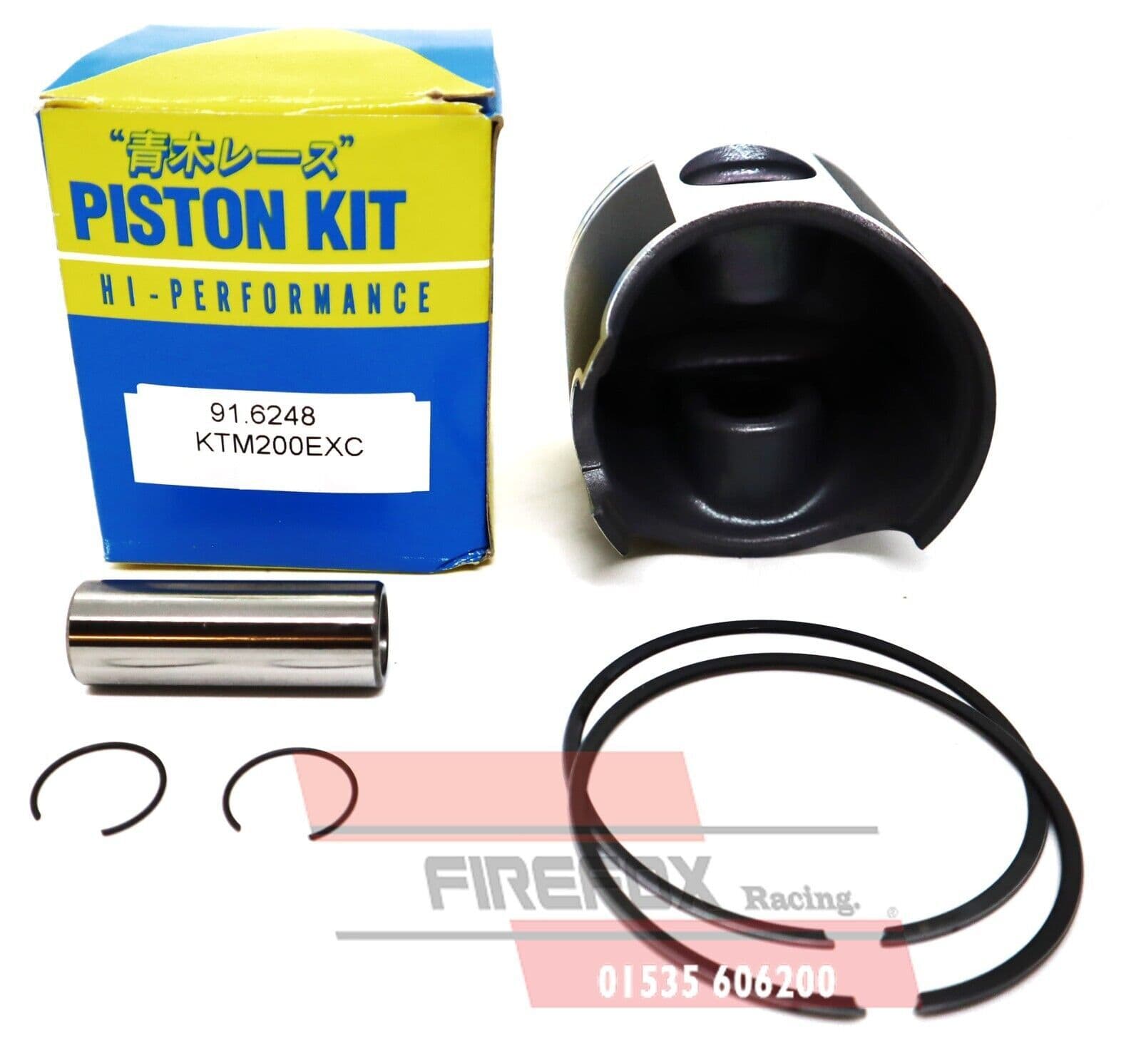 KTM200 SX EXC All 64 00mm Bore Twin Ring Mitaka Racing Piston Kit 63 95mm B