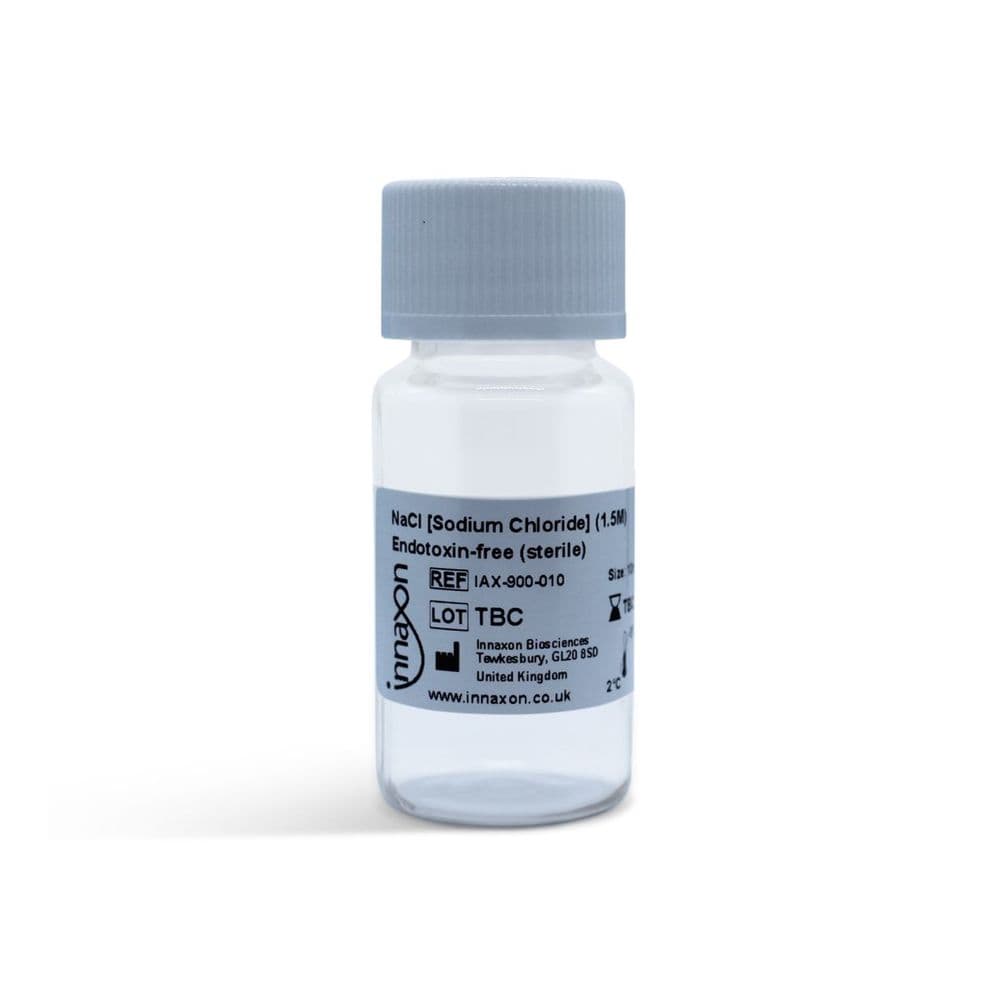 NaCl Sodium Chloride 1 5M Endotoxin-free sterile Cat No IAX-900-010