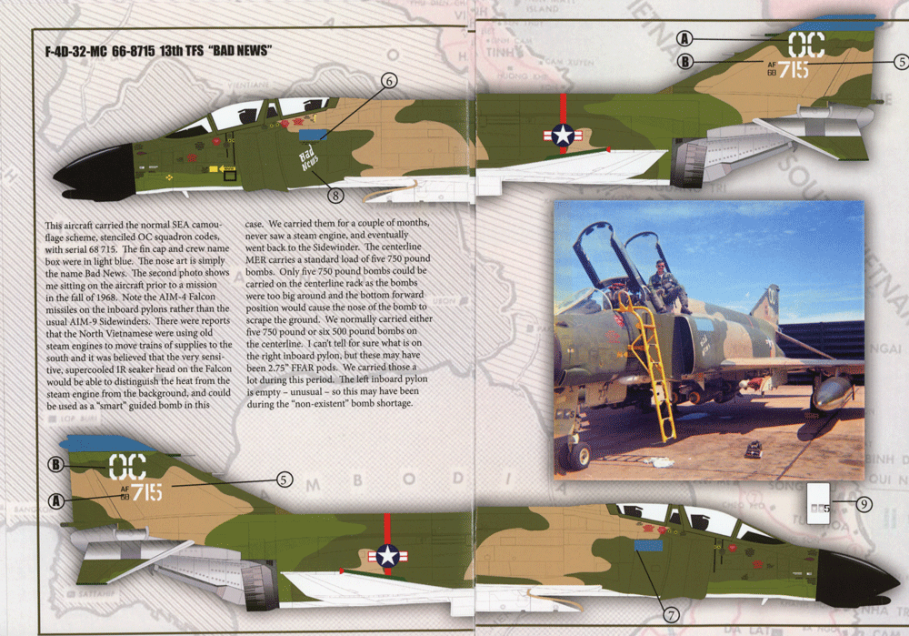 13th TFS F-4D s Over Vietnam 72