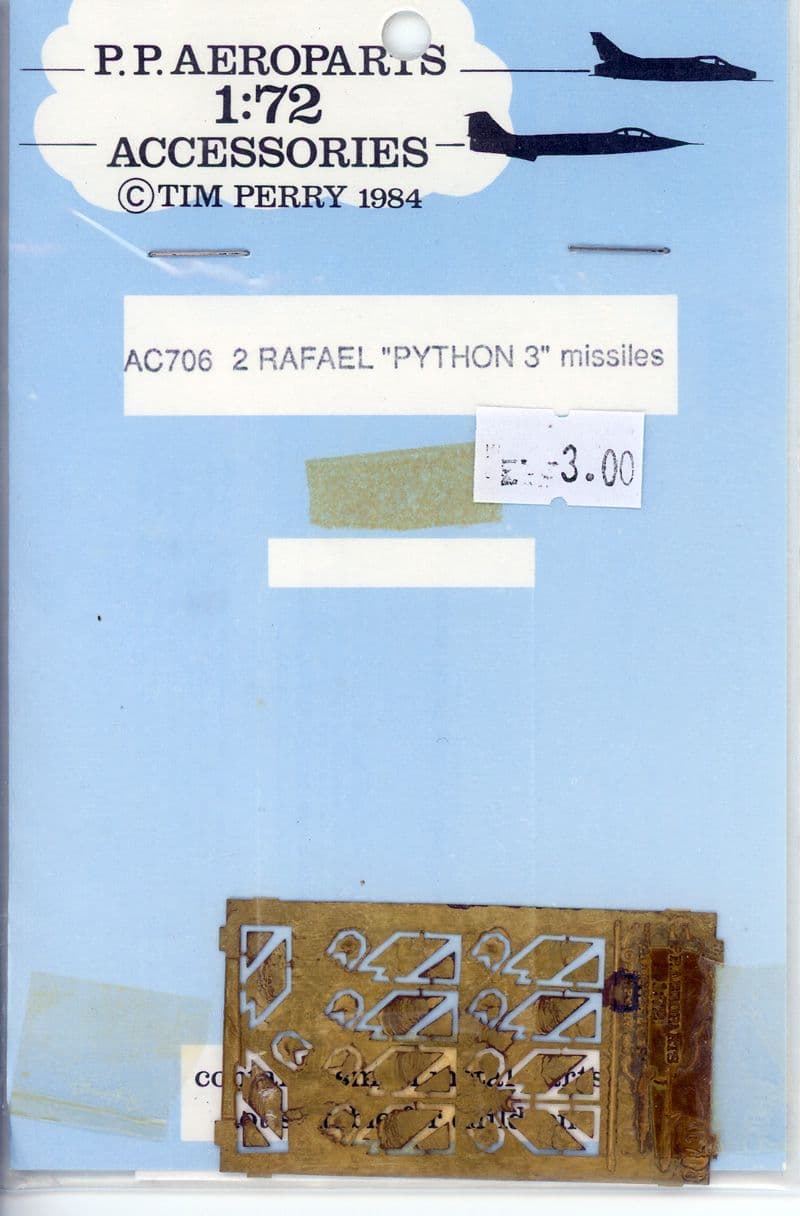 2x RAFAEL "Python 3" Missiles 72