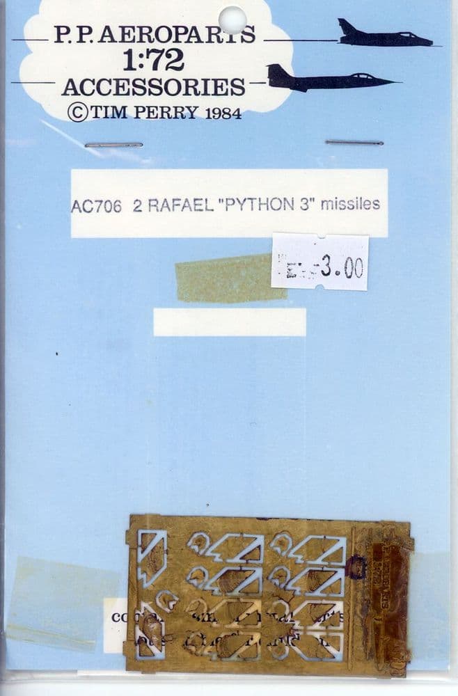 2x RAFAEL "Python 3" Missiles 72