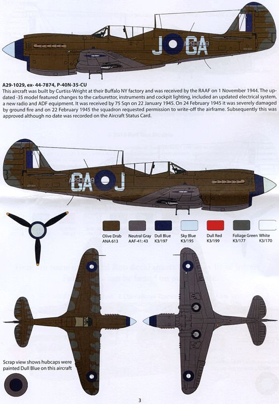 75 Sqn RAAF P-40N Kittyhawks - Late WWII 48