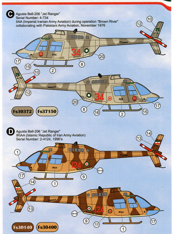 Bell 206 Jet Ranger in Iranian Service 72