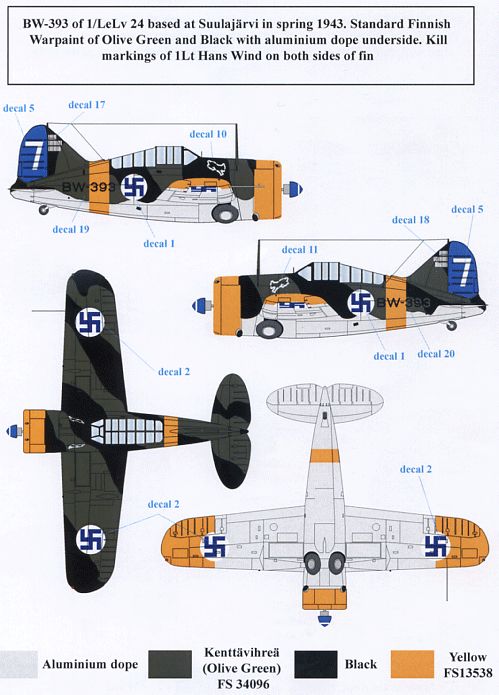 Brewster Model 239 in Finnish Service 72