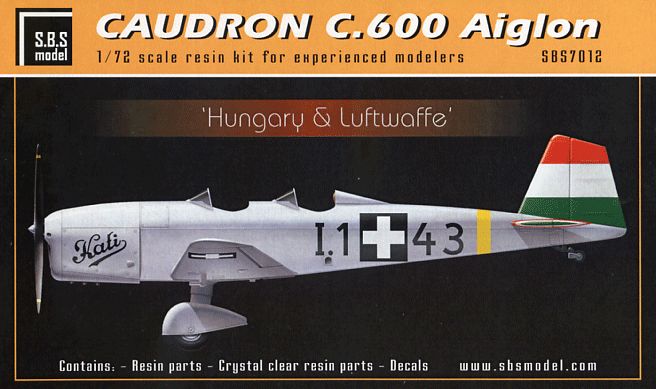 Caudron C 600 Aiglon "Hungary & Luftwaffe" 72