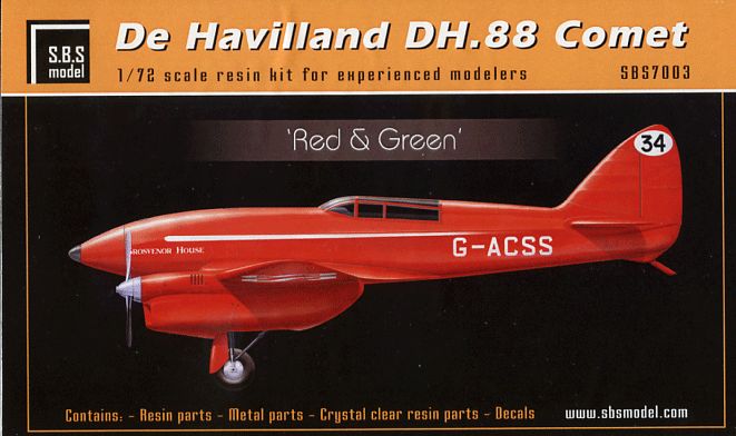 dH Comet Racer "Red & Green" 72
