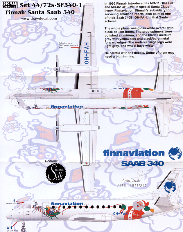 Finnair Santa Saab 340 144