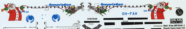 Finnair Santa Saab 340 144