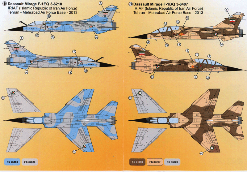 Iranian Air Force Mirage F1 72