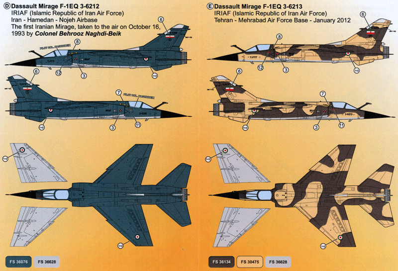 Iranian Air Force Mirage F1 72