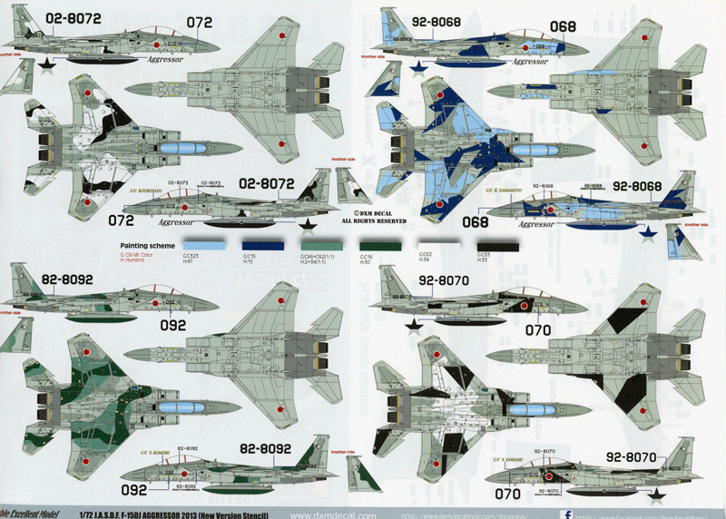 JASDF F-15DJ Eagle 2013 Aggressor 72
