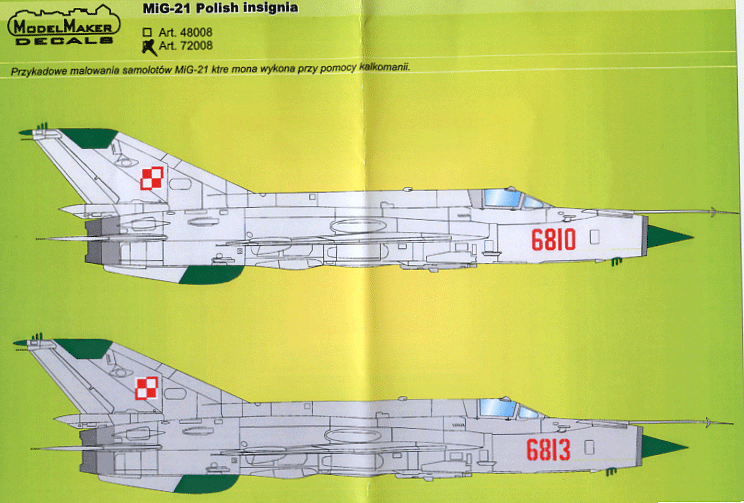 MiG-21 Polish Insignia 72