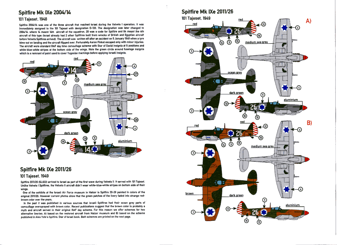Spitfire in Israeli service 144