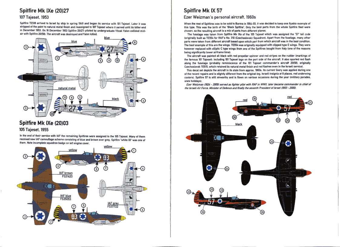 Spitfire in Israeli service 144