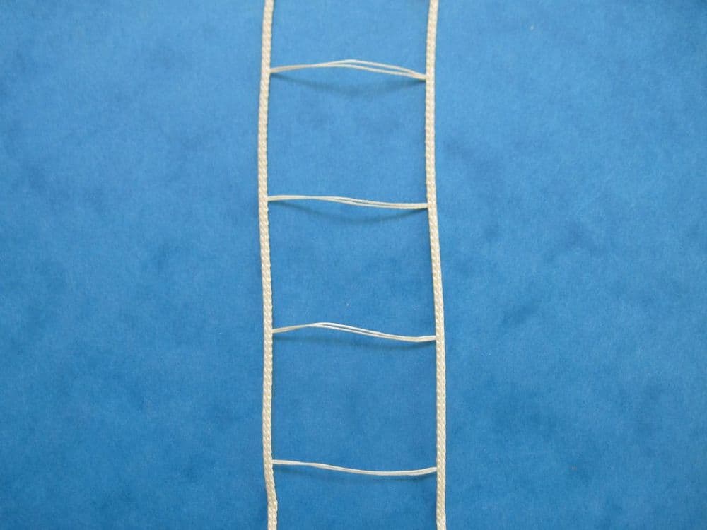 35MM 13/8" VENETIAN BLIND LADDER WEBBING-LADDER CORD CREAM