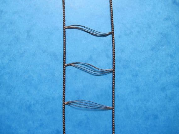 50MM 2" VENETIAN BLIND LADDER WEBBING-LADDER CORD DARK BROWN