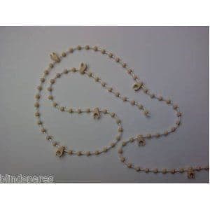 BEIGE VERTICAL BLIND LINK BEAD CHAIN