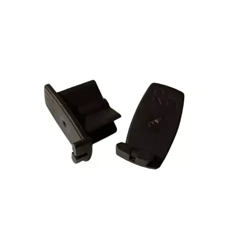 PAIR OF PERFECT FIT ROLLER BLIND END CAPS BROWN