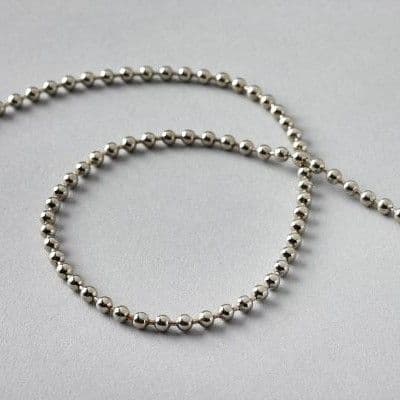 VERTICAL BLIND CONTROL CHROME METAL TILT CHAIN FOR NARROW SYSTEM