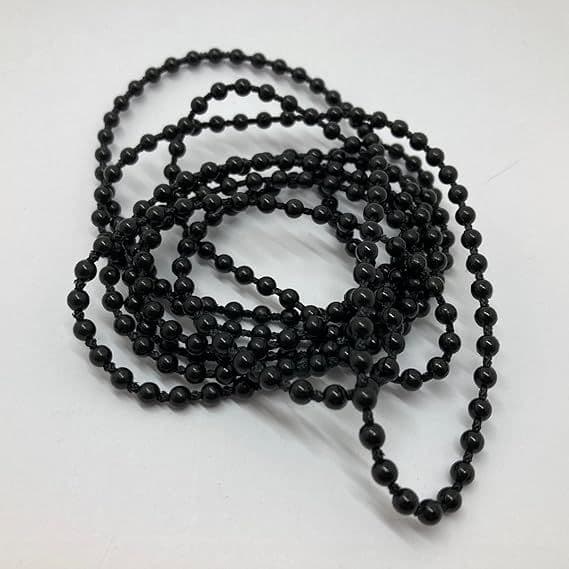 VERTICAL BLIND CONTROL PLASTIC TILT CHAIN FOR NARROW SYSTEM BLACK