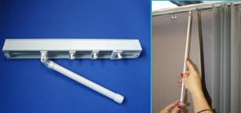 VERTICAL BLIND REPLACEMENT TRACKS FOR 89mm 3 5"