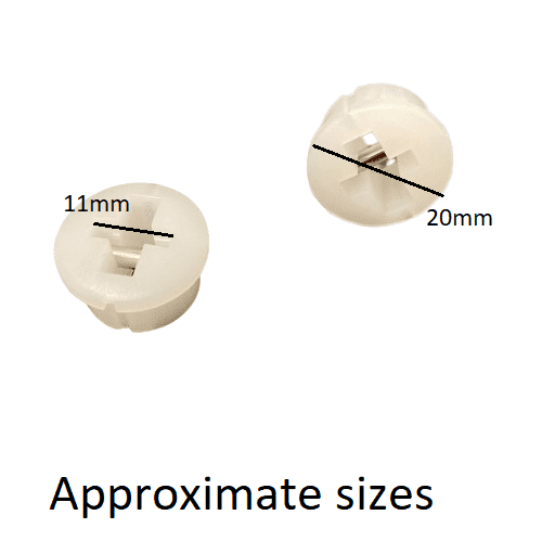 WOODEN VENETIAN BLIND BOTTOM RAIL BUTTON PLUG