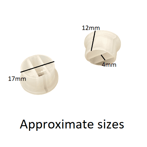 WOODEN VENETIAN BLIND BOTTOM RAIL BUTTON PLUG