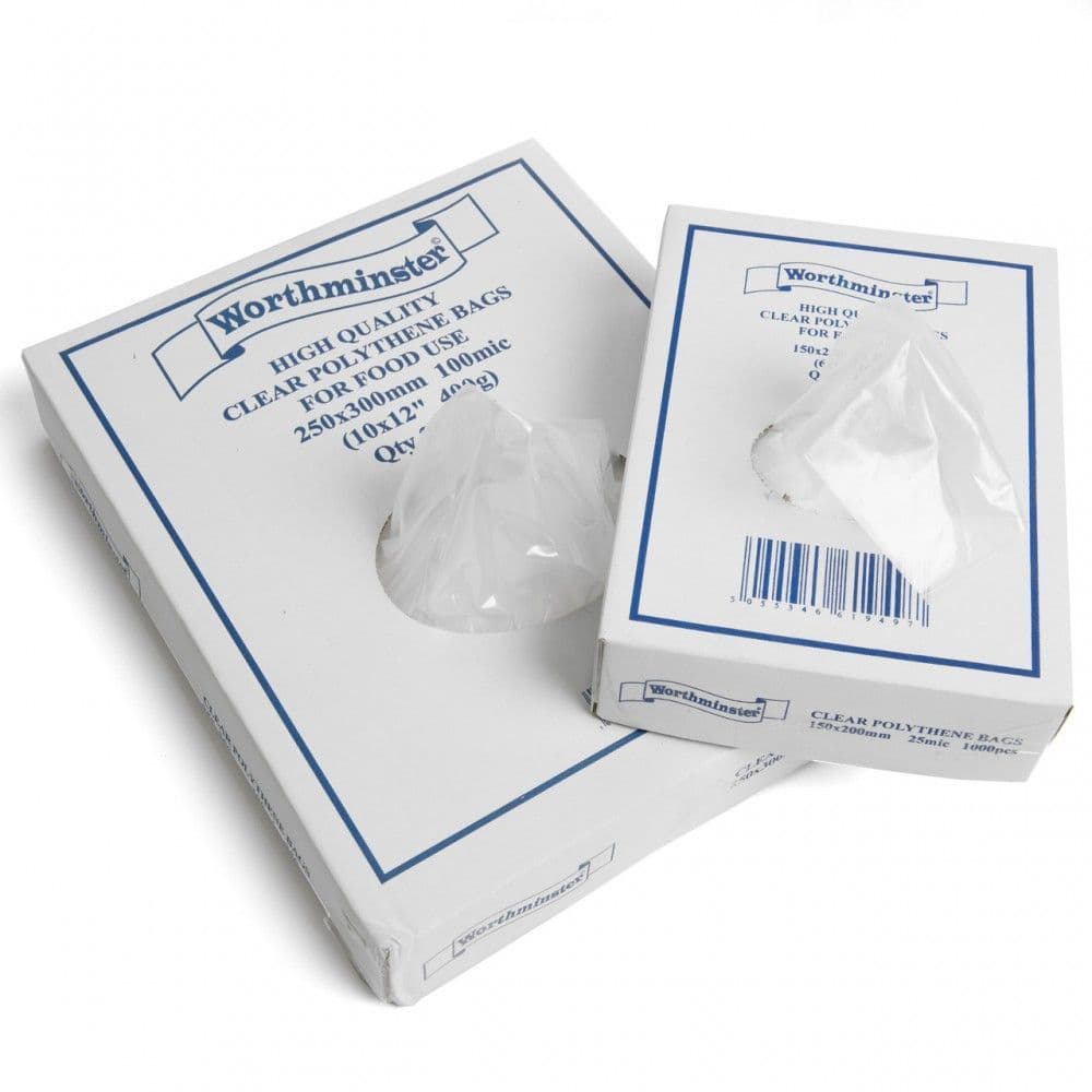 Clear Polythene High Quality Food Grade Bags 120g 4" x 6" 100mm x 150mm ...