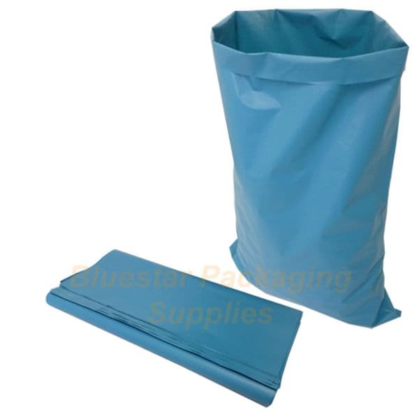 High Quality Blue Rubble Sacks 500gu 20" x 30" - 100 bags