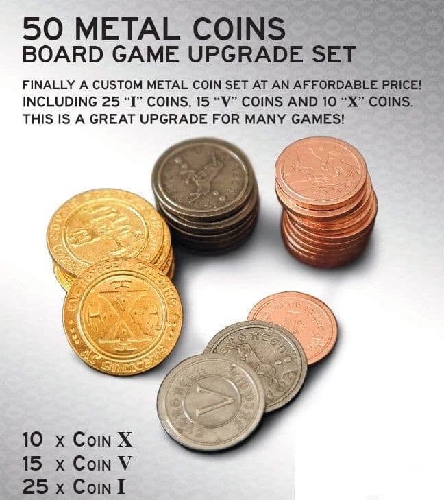 50 Metal Coin Set