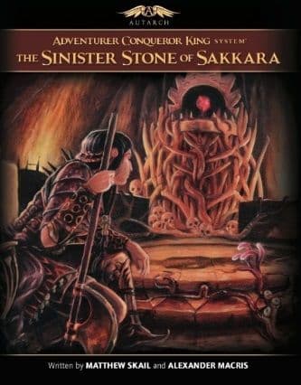 Adventurer Conquerer King Sinister Stone of Sakkara 5E