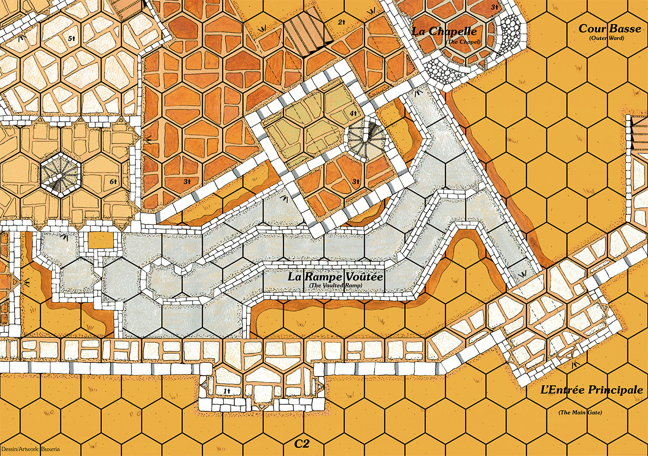 Cry Havoc Series Maps The Crac des Chevaliers