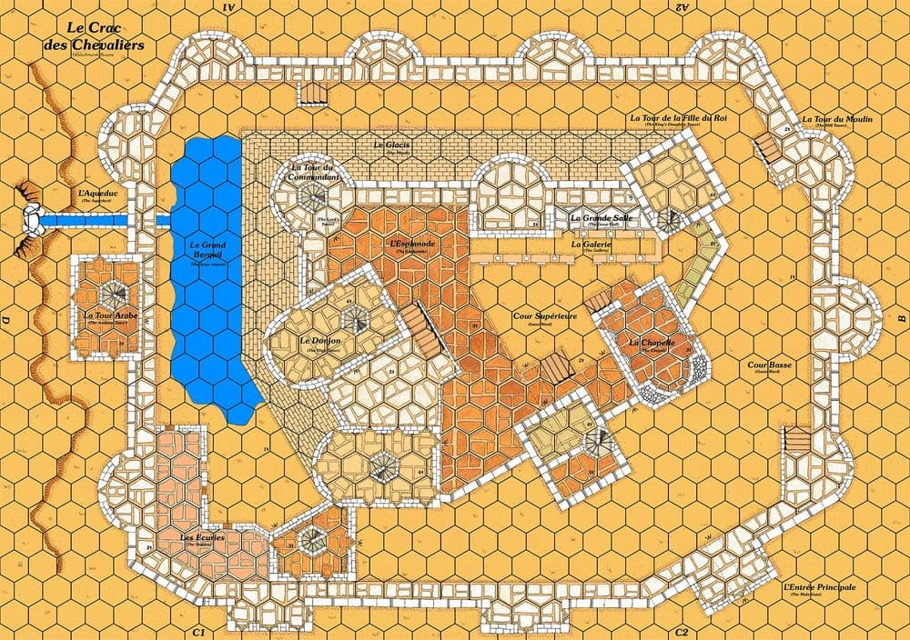 Cry Havoc Series Maps The Crac des Chevaliers
